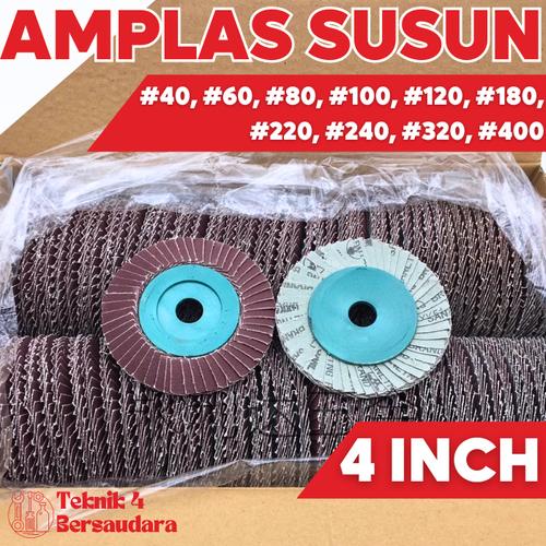 Jual Amplas Susun Flexible Flap Disc Grit 80 180 320 - #120 - Jakarta ...