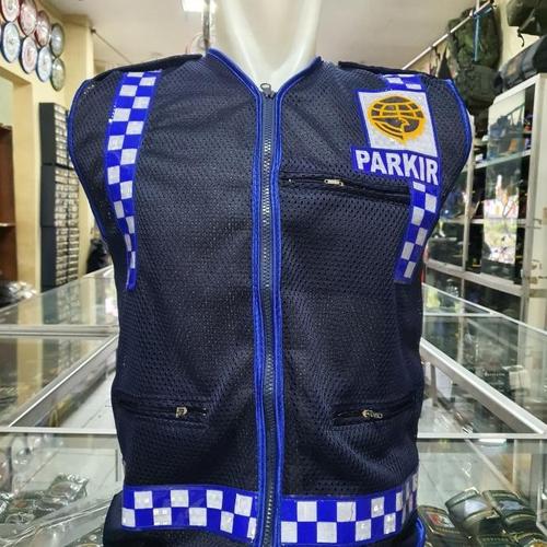 Jual ORIGINAL Rompi Jaring Tukang Parkir | Rompi jaring Parkir Biru ...
