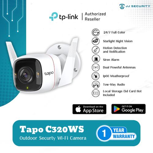 Jual TP-Link Tapo C320WS 4MP Outdoor Wi-Fi Camera CCTV IP Camera Night ...