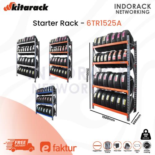 Jual KITARACK 6TR1525 Abu Tire Rack Rak Ban Motor Ban Mobil 600KG Rak ...