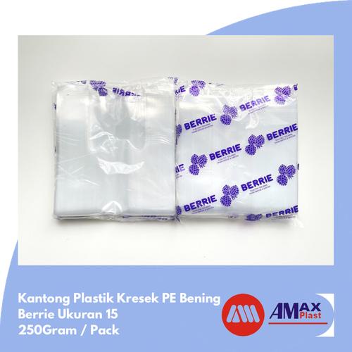 Jual Kantong Plastik Kresek PE Bening Ukuran 15 250 Gram / Pack - Kota ...