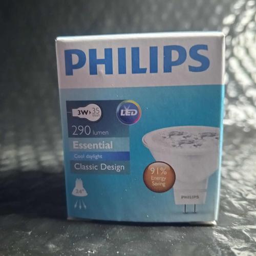Promo PHILIPS Essential LED MR16 24D 12V 3W 5W Putih 6500K Kuning 2700K - Trafo - Kota Bekasi ...