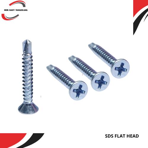 Jual Sekrup Roofing SDS FH #8x38 / Baut Baja Ringan FAB 8x1 1/2" (4CM ...