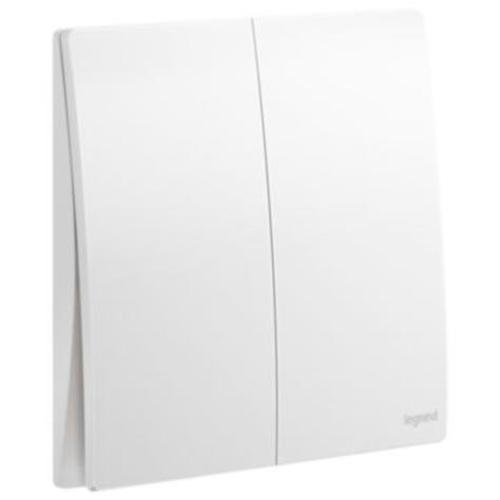 Jual Legrand Saklar Seri / Double 2G 1W 16AX Mallia Senses Putih ...