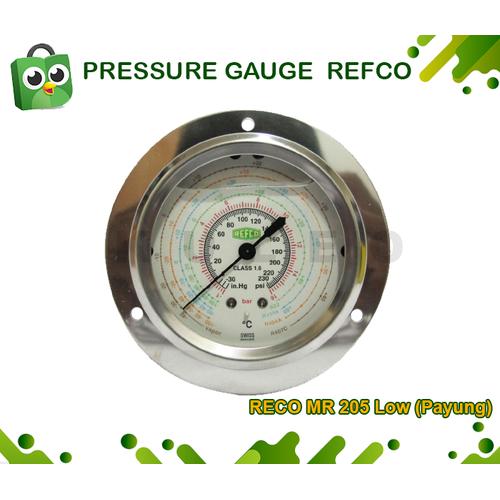Jual Pressure Gauge Refco with Oil / Meteran Refco Low Pressure MR-205-DS - Kota Tangerang ...