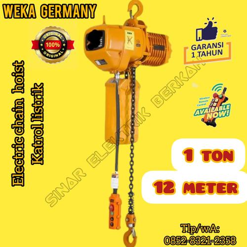Jual ELECTRIK CHAIN HOIST 1 TON X 12 METER WEKA GERMANY - Jakarta Pusat ...