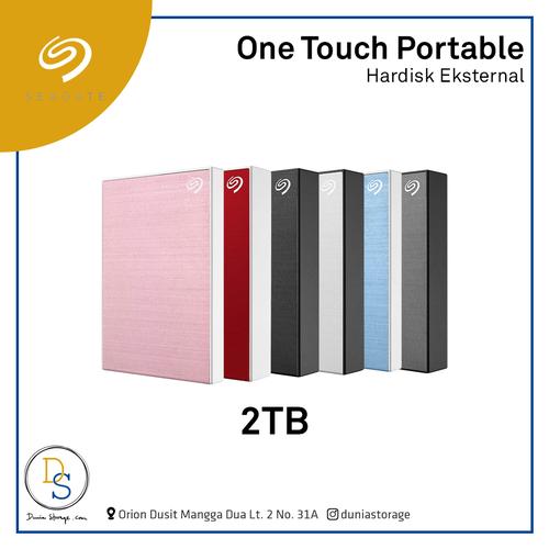 Promo Seagate One Touch Portable 2TB HDD - Hardisk Eksternal - Merah ...