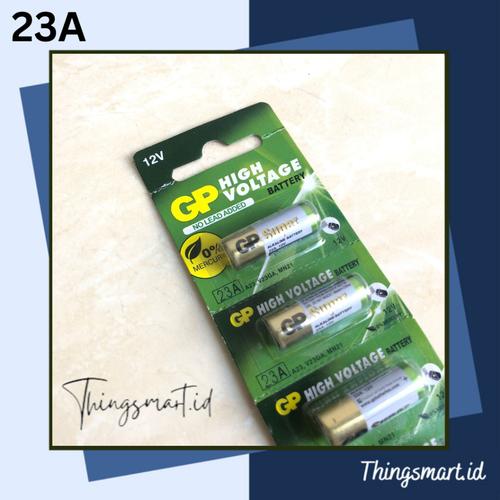 Jual ALKALINE GP 23AE 23A 12V 55mah Battery Baterai Super Remote ...