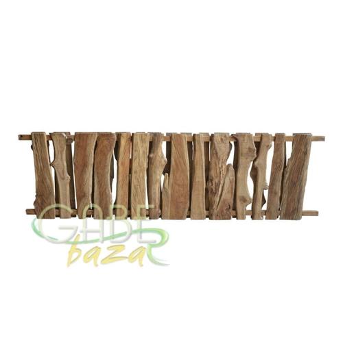 Jual Pagar/Pembatas Unik Untuk Halaman Rumah Dari Limbah Balok Jati ...