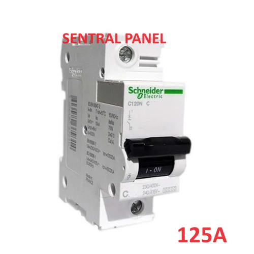 Jual SCHNEIDER MCB C120N 1P 125A 125 A 10kA 10 kA A9N18359 ORI - Kota Surabaya - Sentral Panel ...