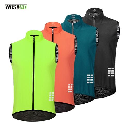 Jual WOSAWE Rompi Sepeda jersey buntung vest windbreaker angin ...
