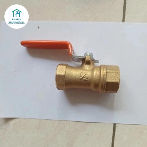 Jual KITZ Brass Ball Valve Fig. 400 T , 1/2" - 15A - 15mm , Drat / Screw - Jakarta Pusat ...