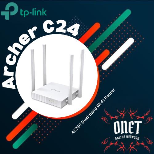 Jual TPLink Archer C24 AC750 Dual-Band Wi-Fi Router TP-Link - Jakarta ...