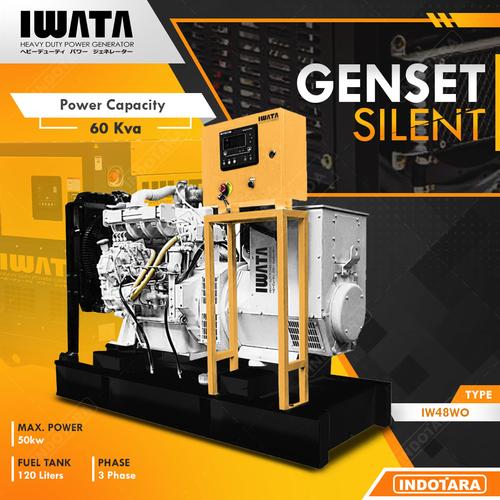 Promo Genset Diesel IWATA 60 Kva Open Type - IW48WO Cicil 0% 3x - Kab. Tangerang - PT. Indotara ...