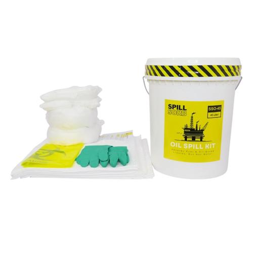 Jual Penyerap Cairan Minyak 12 Gallon Oil Spill Kit Spill Sorb 45 Liter ...
