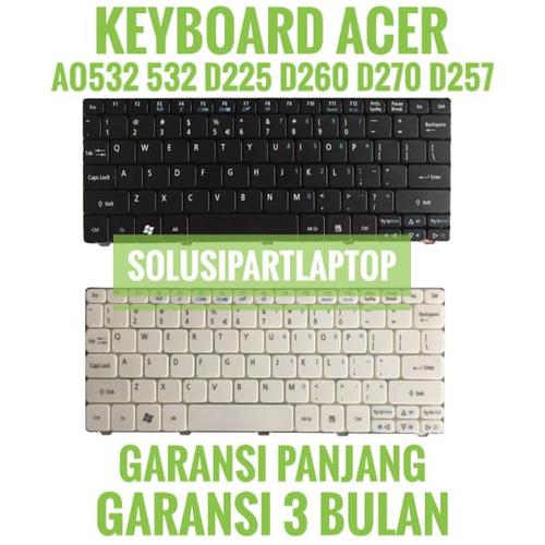 Jual keyboard acer aspire one 521 522 532 532h 532G AO532H AO521 AO5 ...