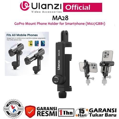 Jual Ulanzi MA28 GoPro/Action Camera Mount Phone Holder for Smartphone - Jakarta Barat - Ulanzi ...