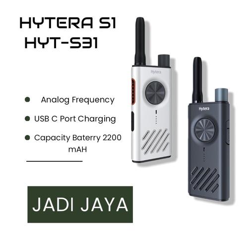 Jual Walkie Talkie Hytera S1 HYT-S31 UHF 400 Garansi 1 Tahun - Putih ...