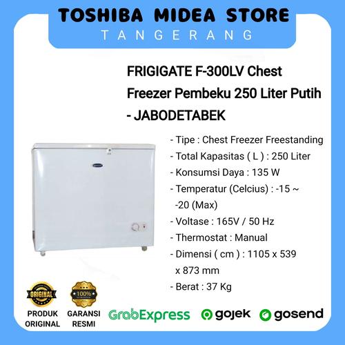 Jual FRIGIGATE F-300LV Chest Freezer Pembeku 250 Liter Putih ...