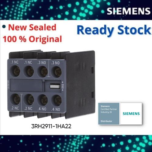 Jual SIEMENS 3RH2911-1HA22 Auxiliary switch on the front - Kab. Bekasi - Siemens Authorized ...