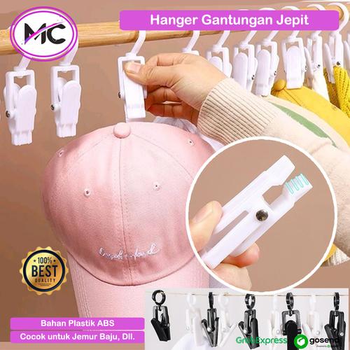 Jual Jepitan Jemuran Baju Plastik Hanger Gantungan Jemur cucian Pakaian ...