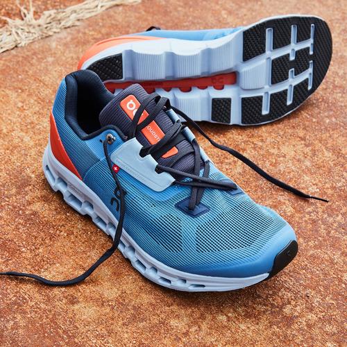 Promo Sepatu On Running Cloud STRATUS Original - Biru Hitam, 43 ...