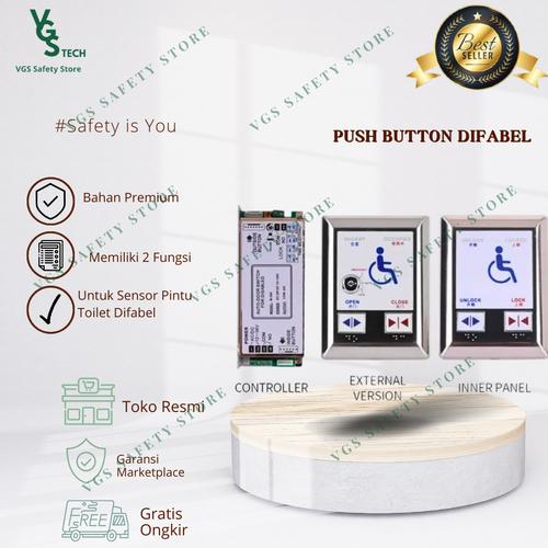 Promo Push Button Disability Automatic Sliding Door Opener M-209 Tombol ...