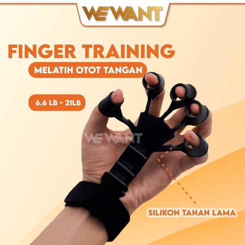 Jual Finger Trainer Grip 6 Flexibility Hand Grip Strengthener Exerciser ...