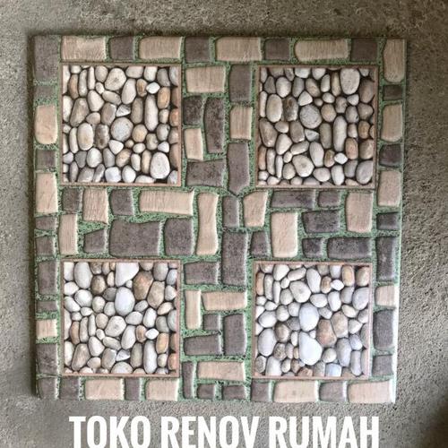 Jual Paket Keramik Lantai 40X40 Motif Rumput/ Keramik Taman/Keramik ...