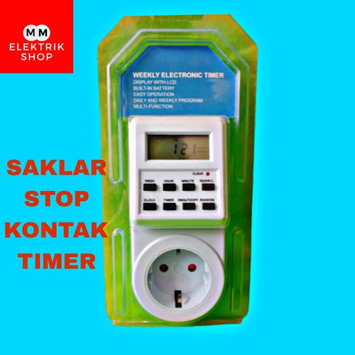 Promo Stop Kontak Timer Digital Otomatis 16 Amper ATN - Kab. Tangerang ...
