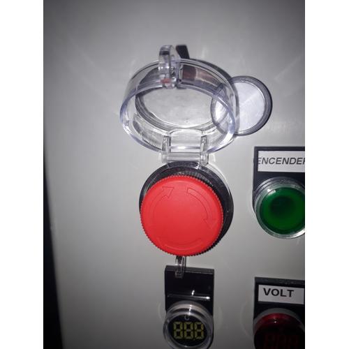 Jual Black Clear 22mm Protective Cover Guard for Round Push Button ...
