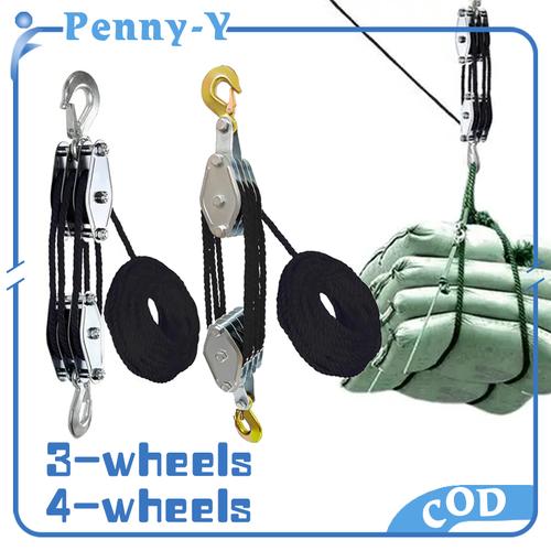 Jual 20m Kerekan Katrol Tenaga Kerja Katrol Kerekan 8:1 Alat Derek ...