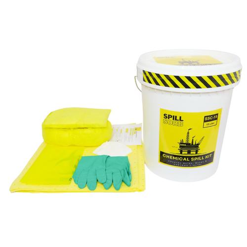 Jual Chemical Spill Kit Spill Sorb 15 Liter Penyerap Cairan Kimia 4 ...