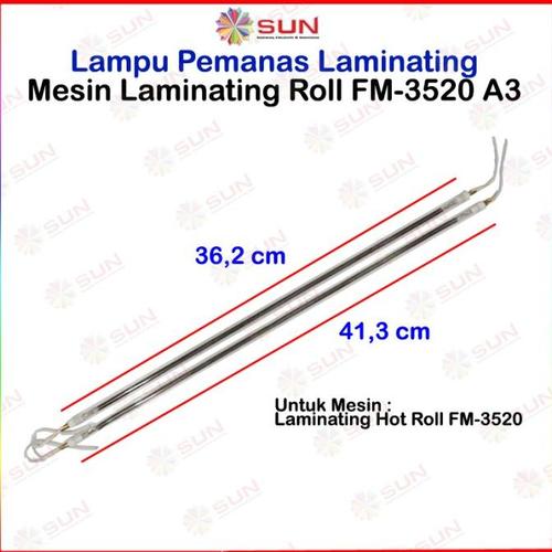Jual LAMPU ELEMEN PEMANAS MESIN LAMINATING A3 YT320D / FM3510 / FM3520 ...