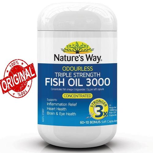 Jual Nature's Way Omega Triple Strength Fish Oil 3000 isi 60 Capsules ...