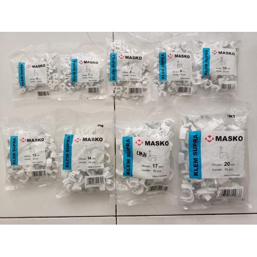 Jual Klem Kabel / Sadel Kabel MASKO Supra 4mm 5mm 6mm 7mm 8mm 9mm 10mm ...