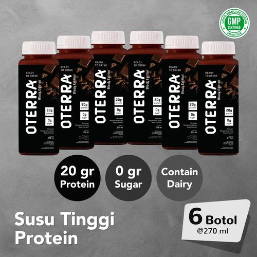 Jual OTERRA Black Edition - Ready to Drink Protein - Susu Whey Protein, Zero Sugar - Chocolate ...