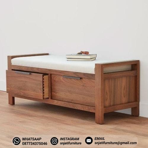 Jual sofa bench minimalis sofa bench storage - drawer storage laci jati ...