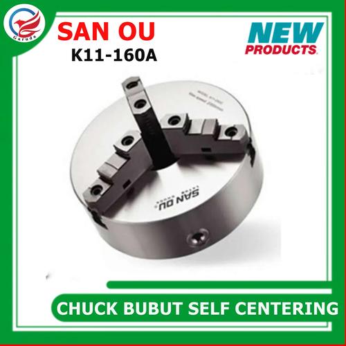 Jual Chuck Bubut Baut 160A K11 SanOu - Claw Bubut Model Baut 6in 3Jaw ...