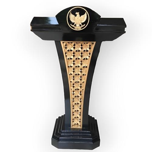 Jual MIMBAR PODIUM PIDATO MINIMALIS KAYU JATI / MIMBAR PIDATO DAN ...