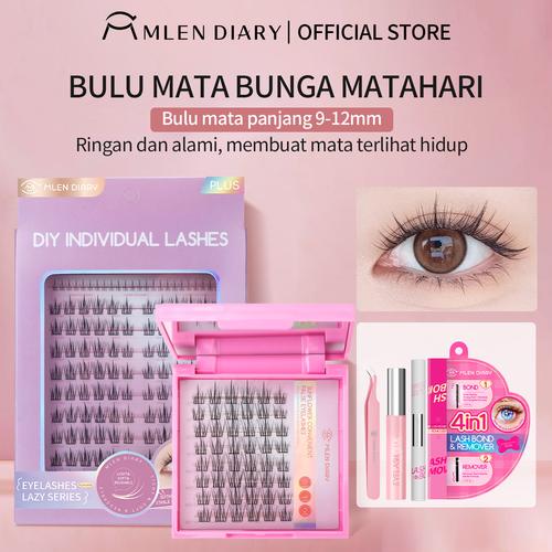 Promo MLEN DIARY-Bulu Mata Bunga Matahari Panjang 9-12mm bulu mata ...