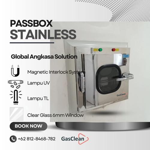 Jual Passbox Stainless Thru Box Transfer Box Cleanroom Laboratorium BSL ...