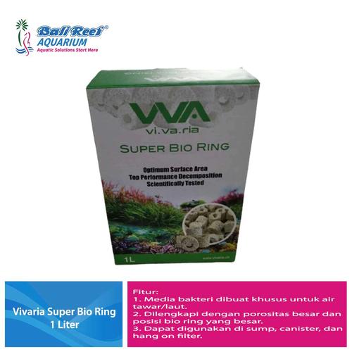 Jual Vivaria Super Bio Ring 1 Liter Media Filter Aquarium - Kota ...