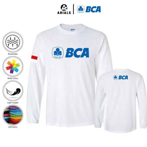 Jual Arials Kaos Baju Lengan Panjang BANK BCA Bank Central Asia - Hitam ...