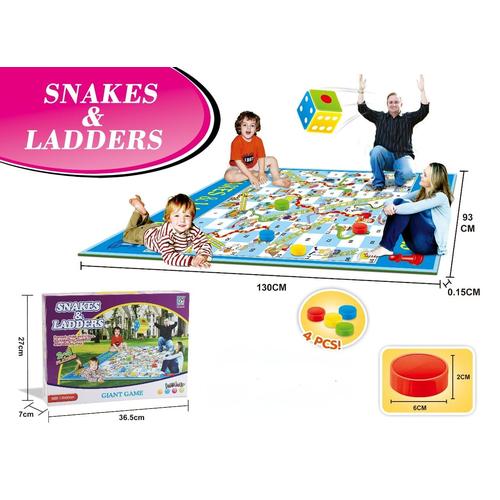 Jual Ular Tangga Snake & Ladders Mainan Ular Tangga Jumbo - Jakarta ...