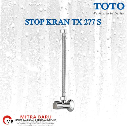Jual Stop Kran TOTO TX277S With Heavy Duty Flexible Hose / Selang ...