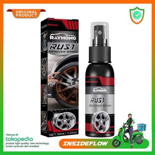 Jual Cairan Spray Pembersih Penghilang Anti Karat Mobil / Velg Besi Wheel Rust Remover 30ml ...