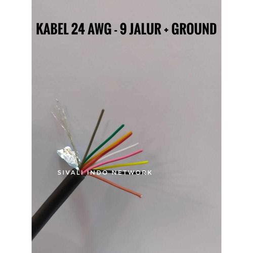 Jual KABEL KONTROL DATA SENSOR 9 JALUR 1 GROUND SERABUT Awg 24 WARNA ...