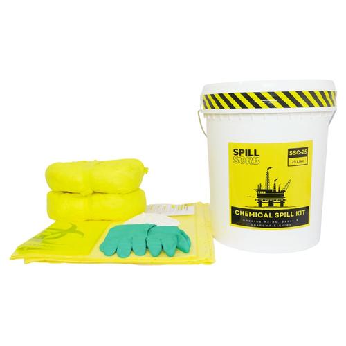 Jual Spill Sorb Chemical Spill Kit 25 Liter Penyerap Cairan Kimia 7 ...