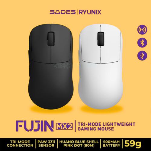 Jual Sades Ryunix Fujin MX2 / MX 2 Wireless Gaming Mouse 3in1 Mode BT 2 ...